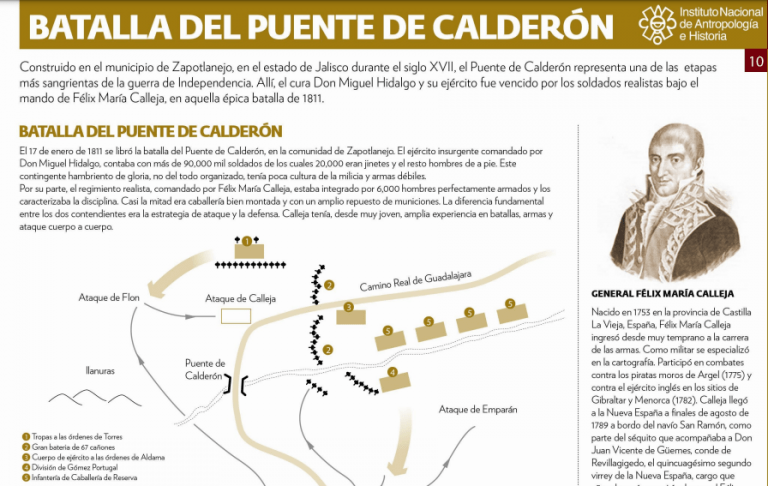 Mitos de la batalla del Puente de Calderón - Despertador Americano