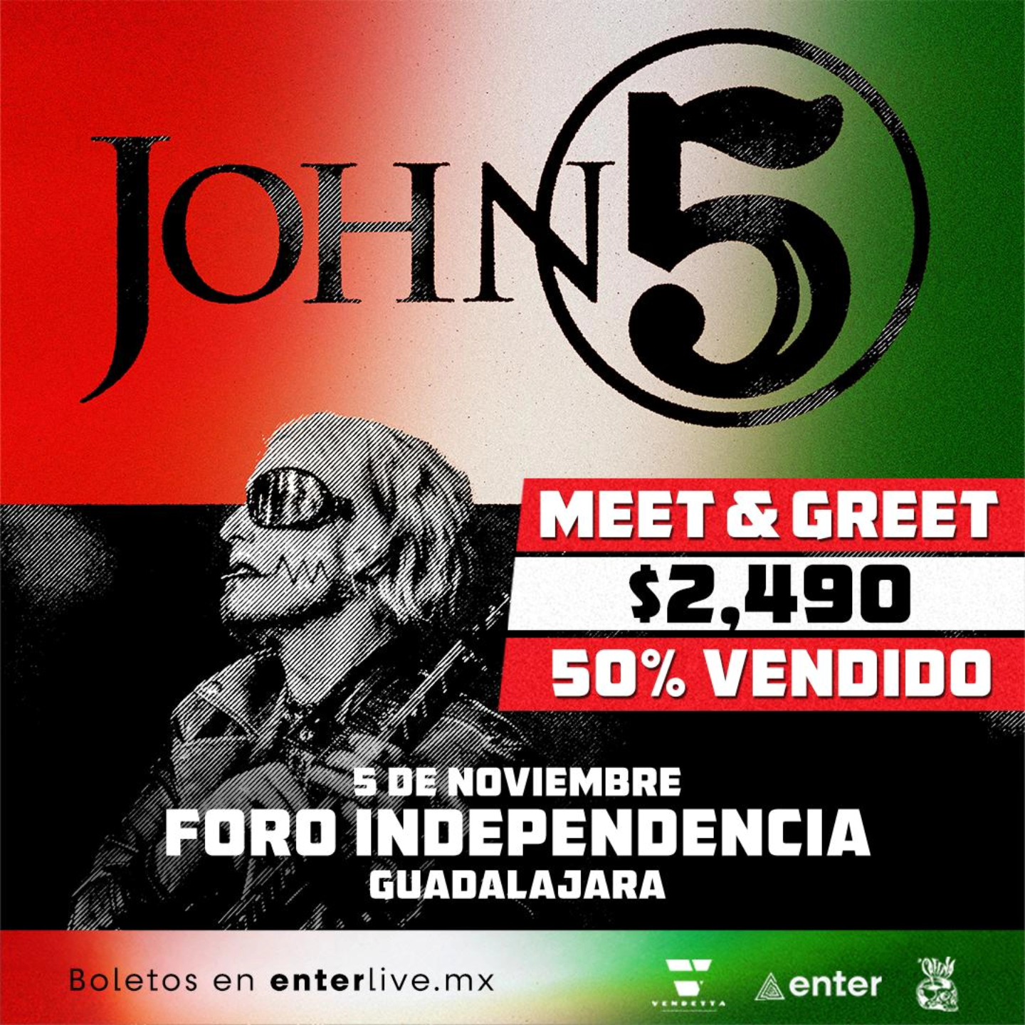 Jhon 5 se presentará en Guadalajara en noviembre - Despertador Americano